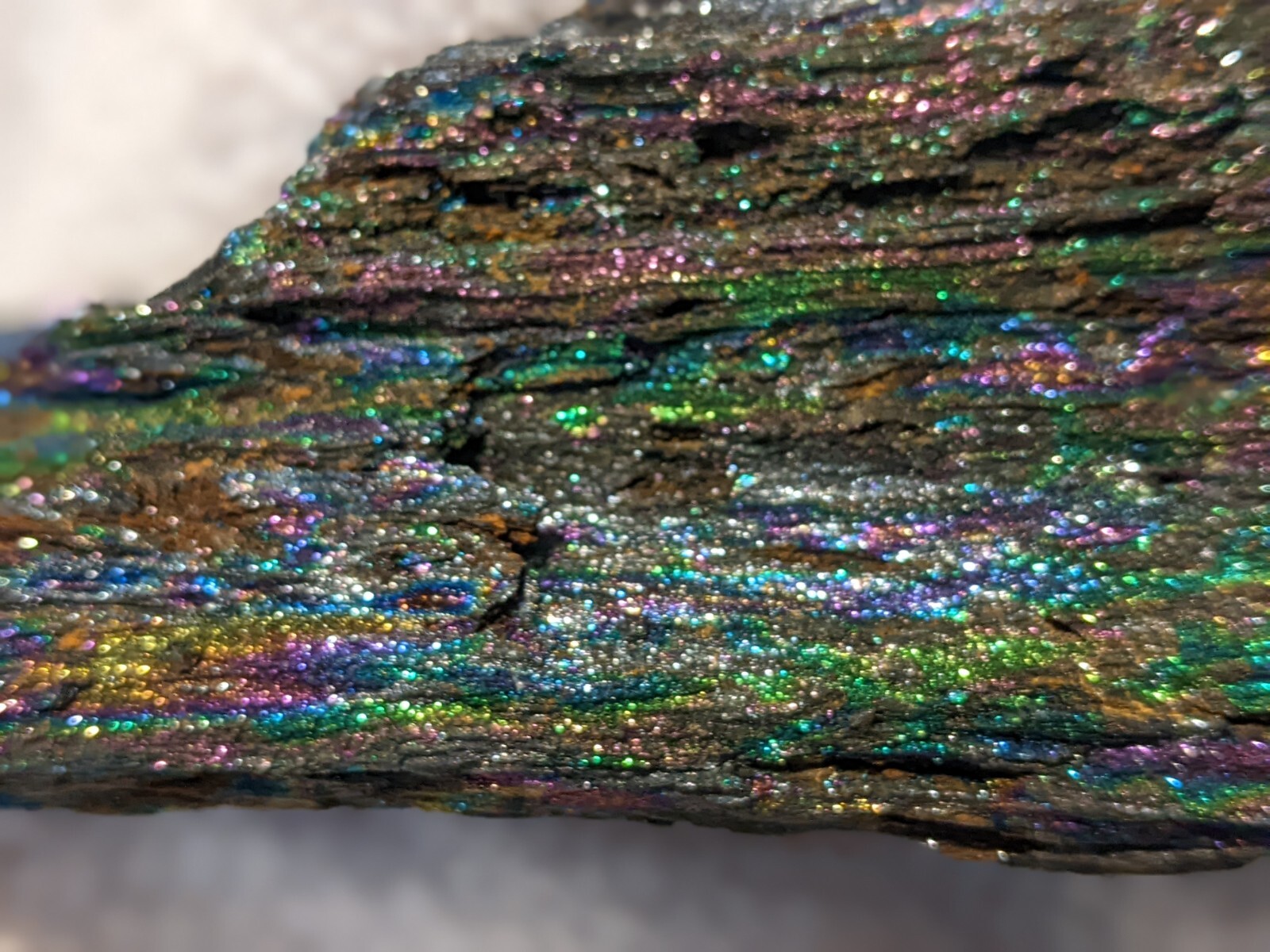 Ultra Rare Huge Iridescent Rainbow Hematite From Brazil | eBay