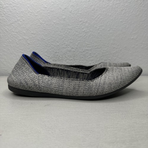 ROTHYS 'The Point' Gray Knit Ballet Flat Women’s Size 6 US | eBay