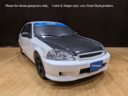 1/10 Lexan Clear RC Car Body Shell for M-Chassis MINI HONDA EK9 WB ...