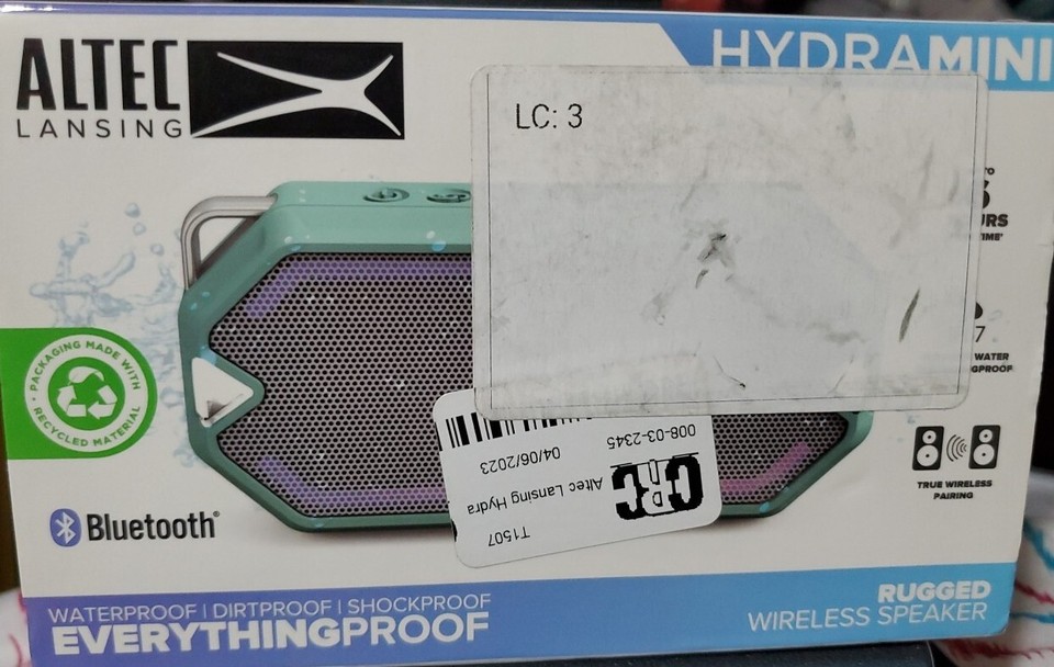 Altec Lansing Hydra Mini Wireless Portable Smart Speakers 11 Light ...