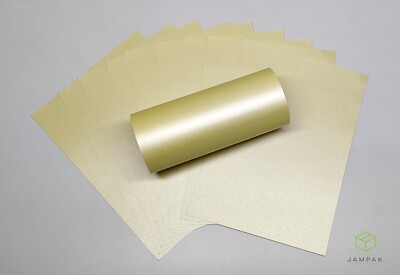 A4 A5 Lime Lemon Pearlescent Paper 130gsm – Shimmer Finish Craft ...