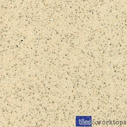 Stardust Cream Sparkling Quartz Kitchen Worktop Countertop 3000mm x ...