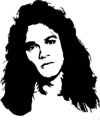 Eddie Van Halen #2 VINYL DECAL Guitar, 70' 80's 90's, hard rock, bumper ...