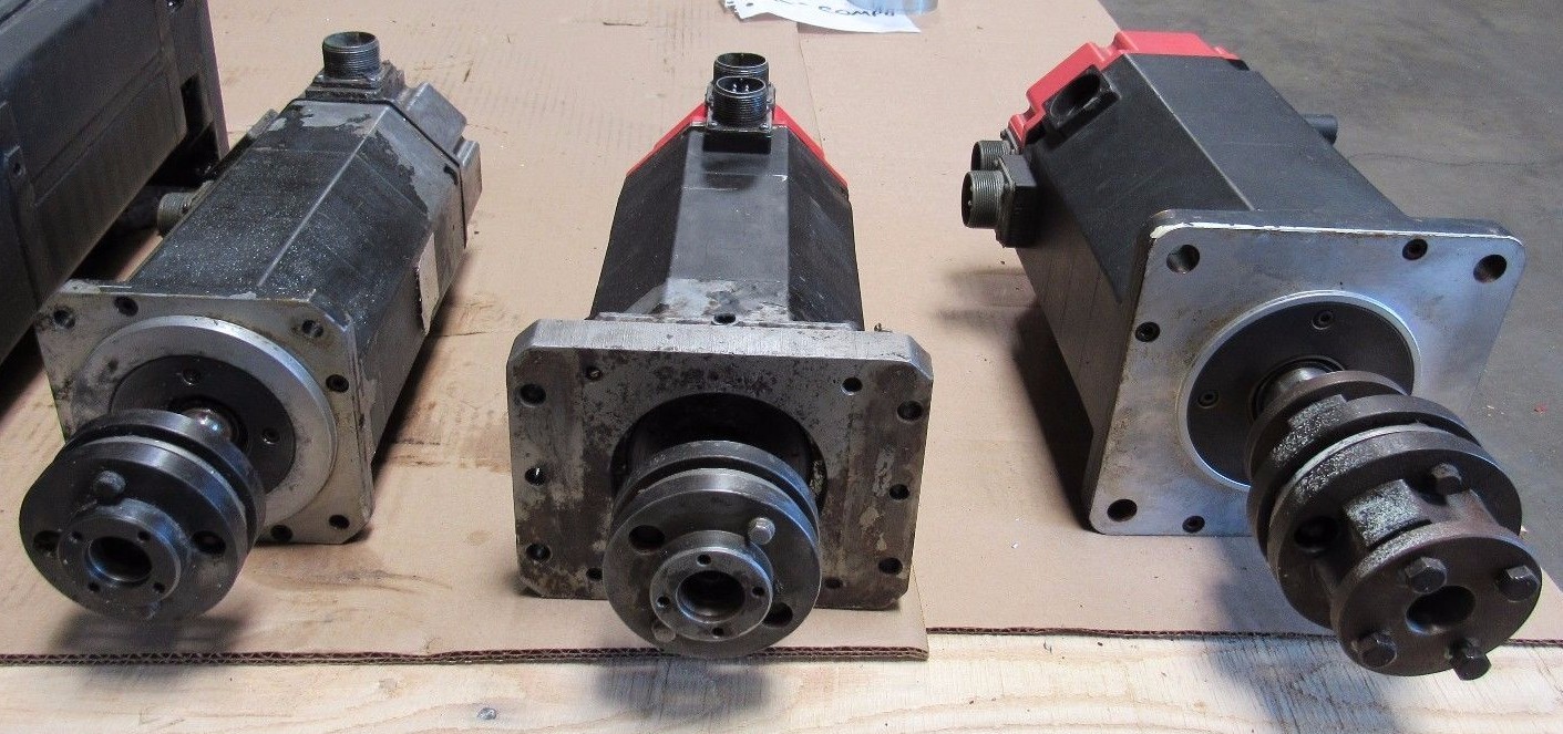 FANUC AC SERVO MOTOR X Y Z AXIS, W FANUC 10M SYSTEM FR TAKISAWA MAC-V2E ...