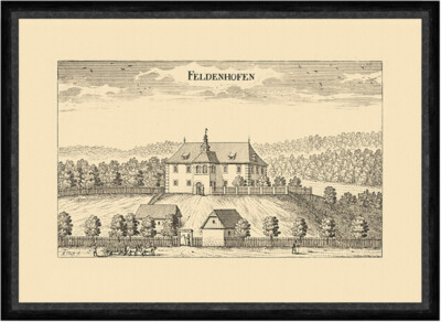 Feldenhofen bei Windischgraz Zavlar Vischer Faksimile Österreich Burgen ...