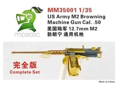 MOSAIC MM35001 1/35 US Army M2 Browning Machine Gun Cal..50 Complete ...