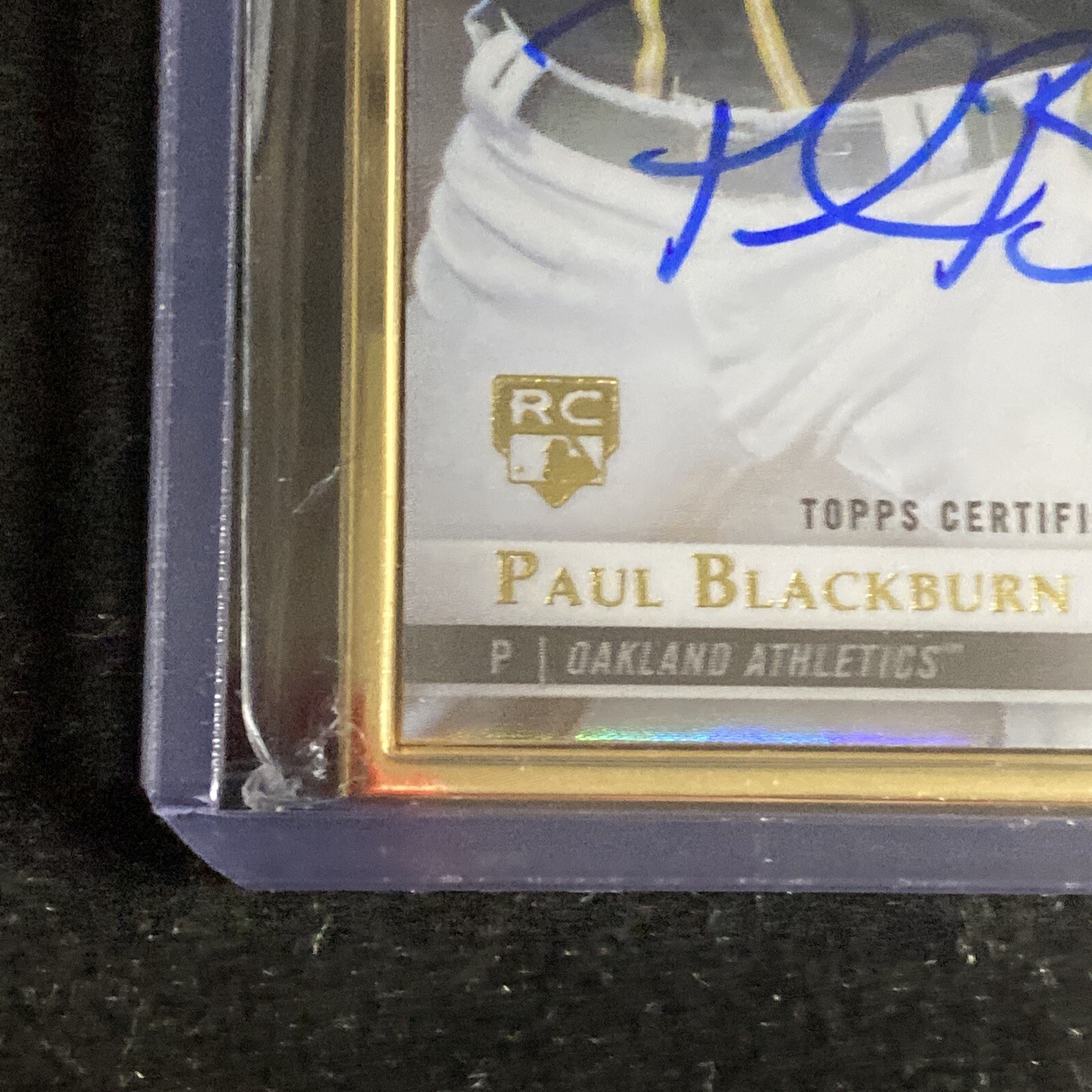2018 TOPPS GOLD LABLE FRAMED AUTOGRAPH CARD PAUL BLACKBURN 66/75 | eBay