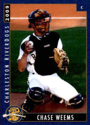 2009 Charleston RiverDogs Grandstand #32 Chase Weems Columbus Georgia ...