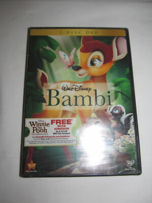 Walt Disney Bambi 2-Disc DVD Disc Made in Mexico NEW/SEALED | eBay