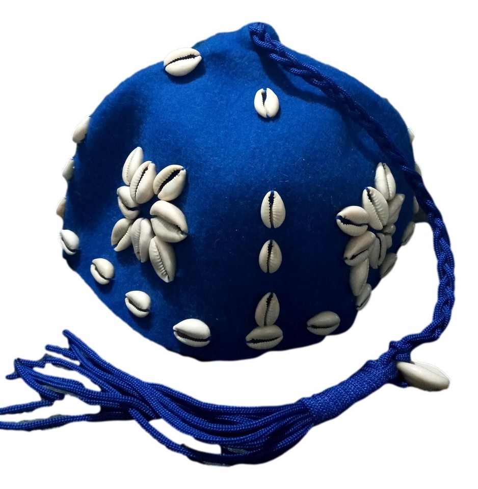 African Gnawa Handcrafted Moroccan Gnaoua Traditional Hat Headgear with ...