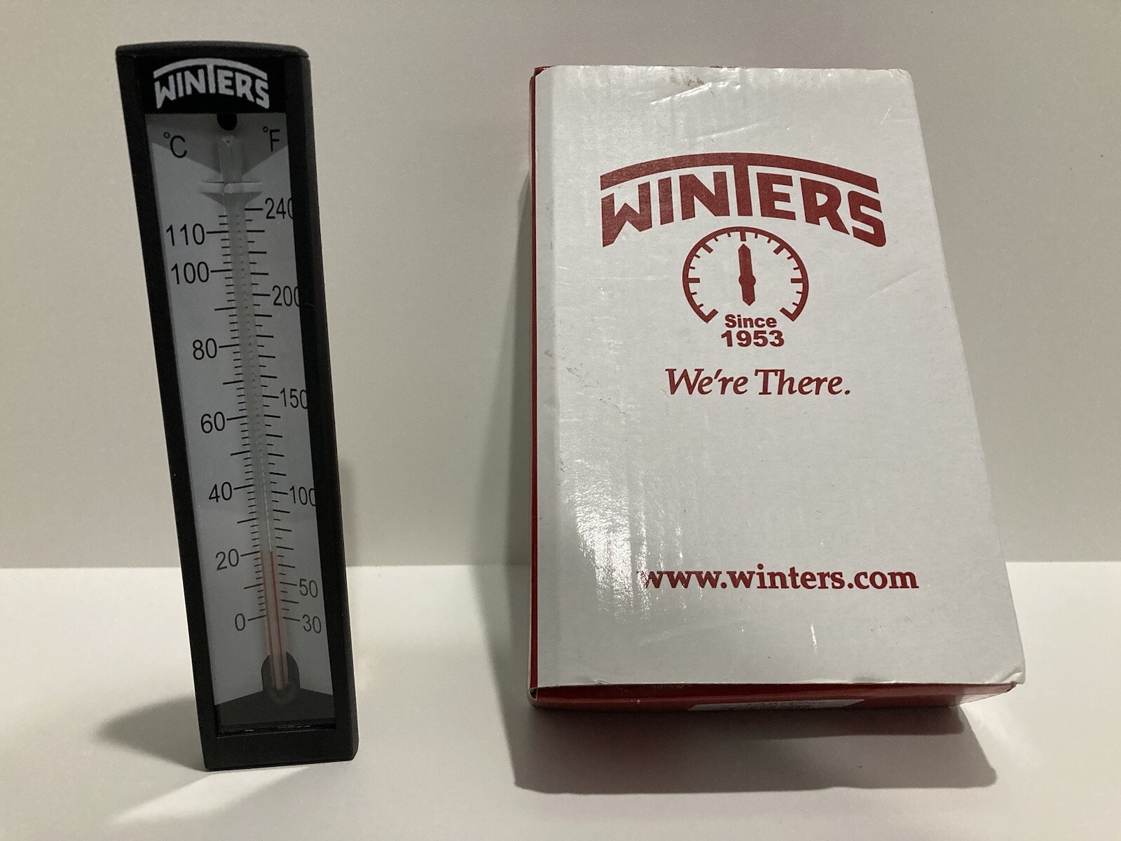 WINTERS instrument - TAS150LF. Thermometer, Analog, 30to240 F, 1/2" NPT ...