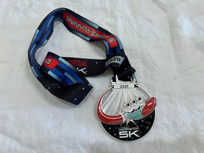 Run Disney Virtual 5k Run Race Medal Attractions Space Mountain-New ...