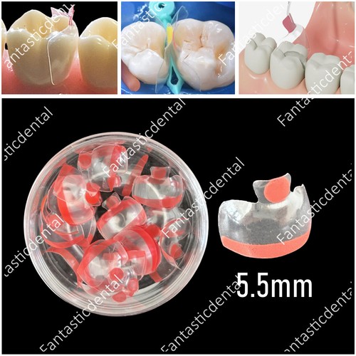 Dental Clear Matrix Bands Posterior Transparent Matrices 5.5 Molar Fits ...