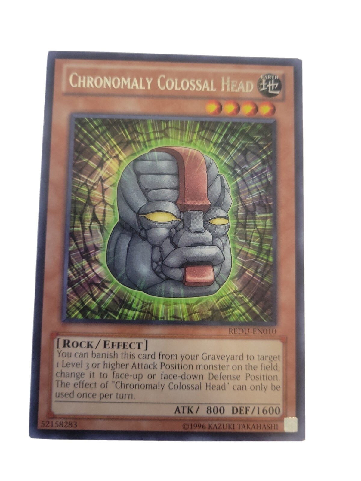 Yu-Gi-Oh! TCG Chronomaly Colossal Head Return of the Duelist REDU-EN010 ...