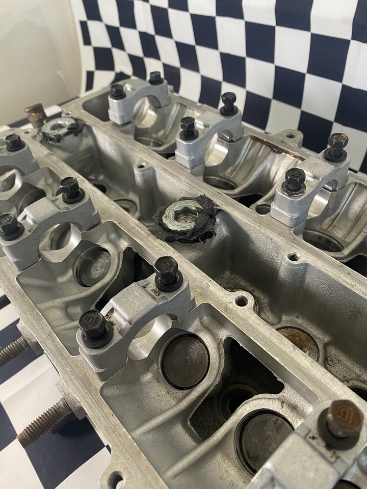 1986-92 Toyota Supra MK3 7MGTE TURBO Cylinder Head assembly DAMAGED ...