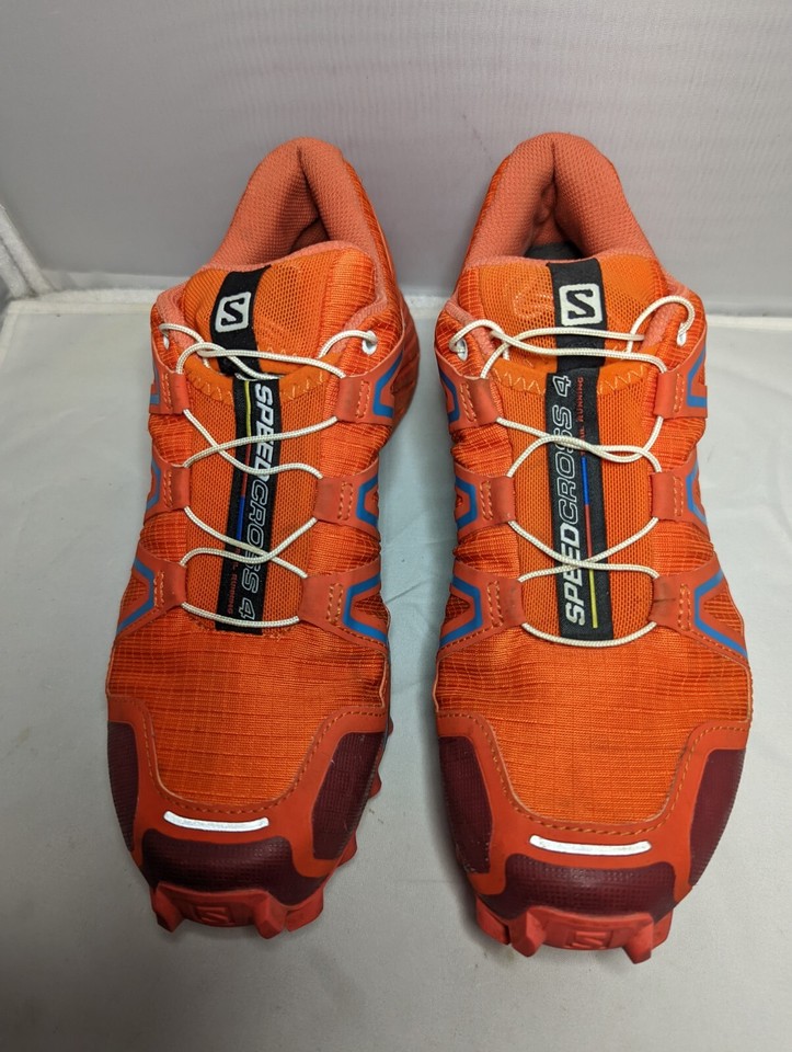 Salomon speed cross 4 Sensi Fit 187982 Orange Hiking Women Size 7 Trail ...