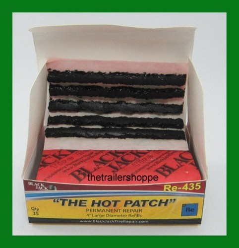 Blackjack Tire Repair Replacement Plug 4" Large Diameter Refills 35 per ...