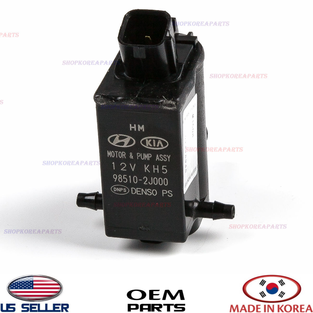 OEM Windshield Washer Pump GENUINE SANTA FE 2007-2012 SORENTO 11-14 ...