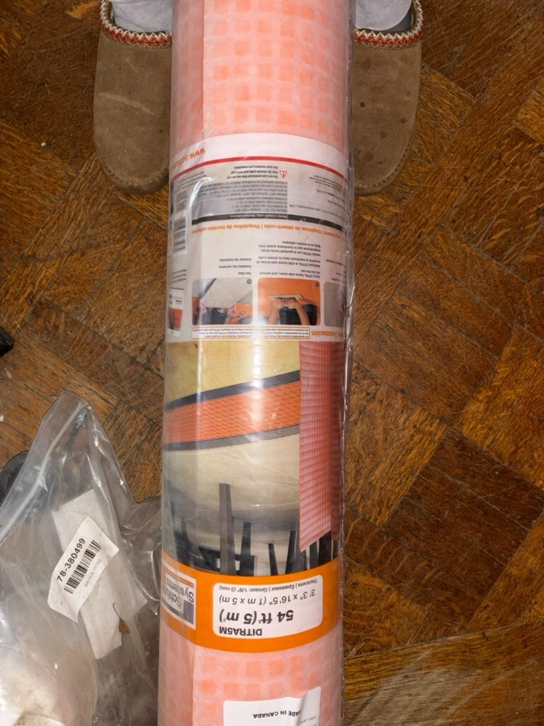 Schluter DITRA Uncoupling Membrane Tile Flooring Underlayment 54sqft ...