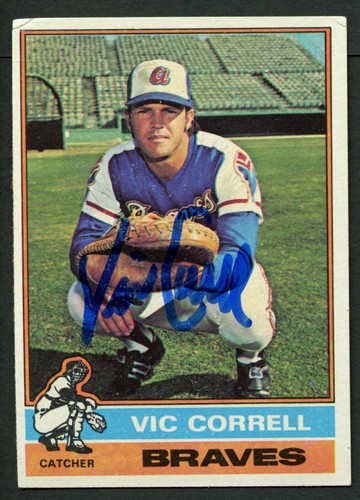 Vic Correll #608 signed autograph auto 1976 Topps Baseball Trading Card ...