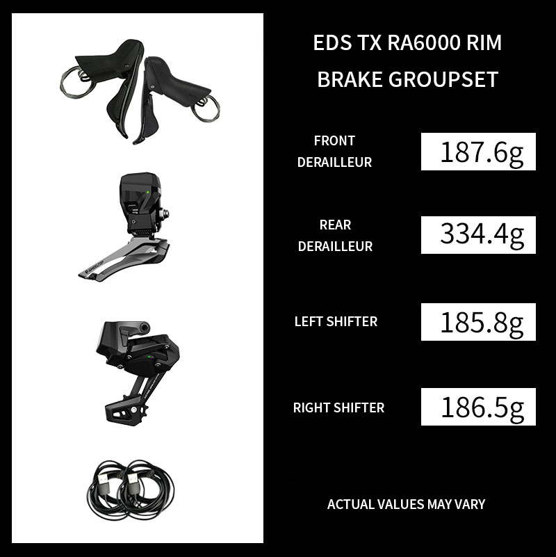 WheelTop EDS TX Road Bike CARBON FIBER Rim Brake Electronic Groupset | eBay