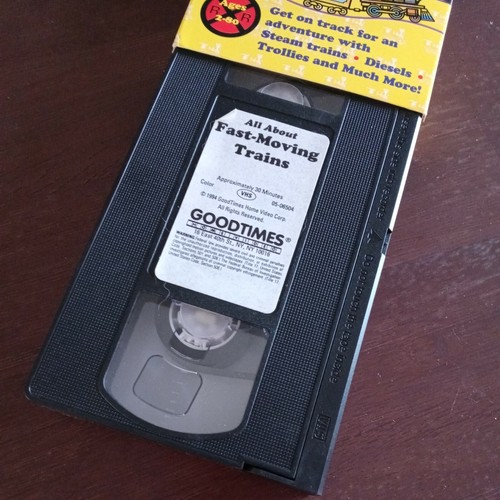 All About Fast Moving Trains VHS Goodtimes Video | eBay