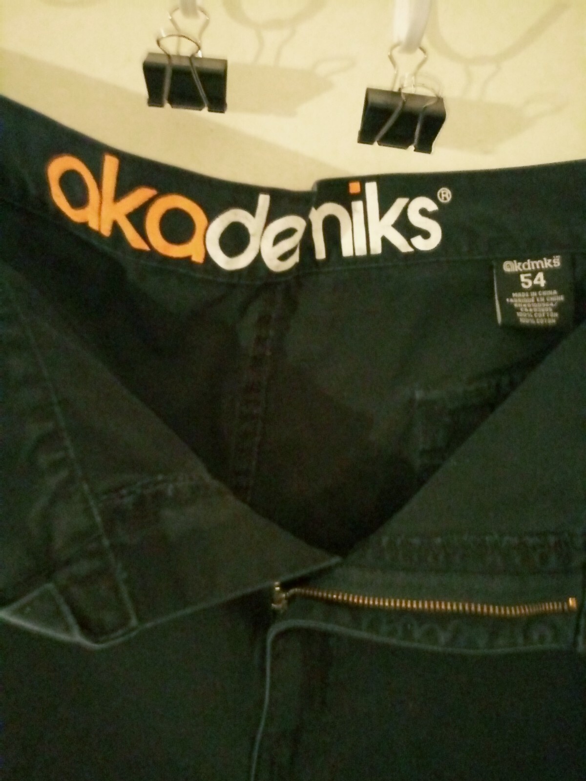 Big Man: AKAdemiks Cargo Shorts Black Size 54 - Gem
