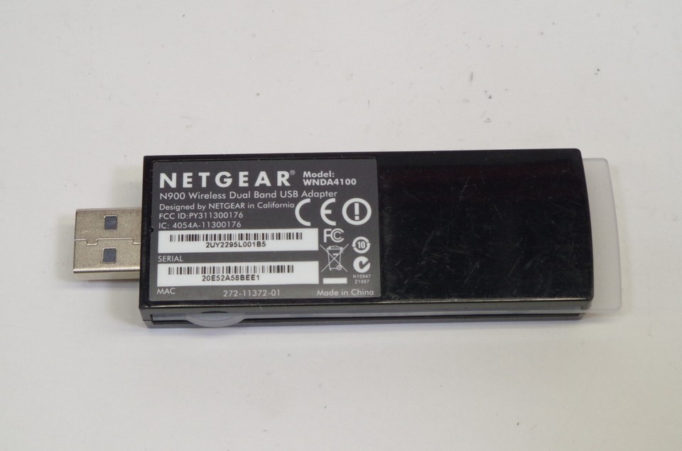 NETGEAR WNDA4100 Wireless WiFi Dual Band USB Adapter N900 606449055832 ...