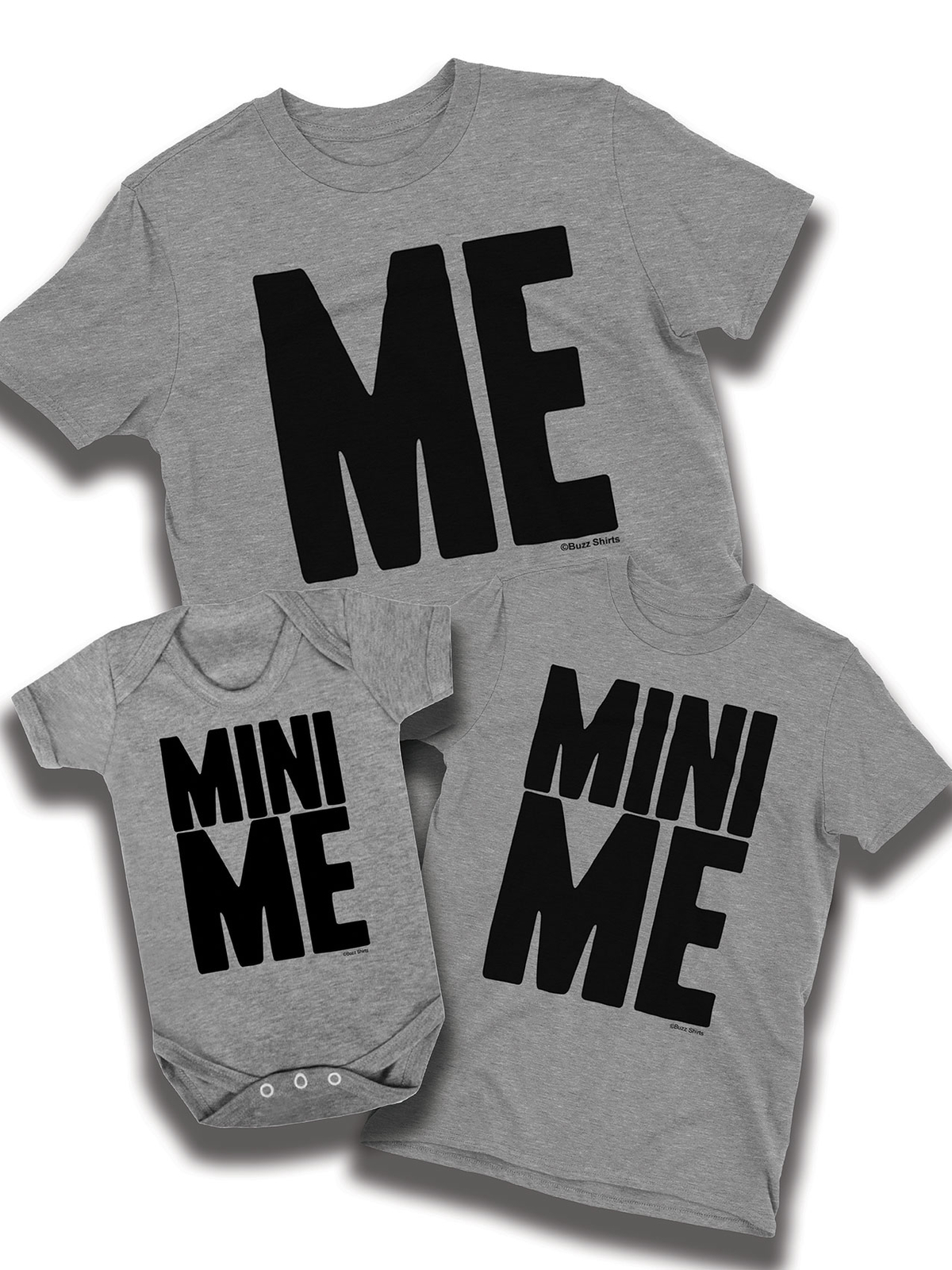 Mini Me Matching Mens Family Cotton T-Shirt Dad Boys Girls Baby Gift ...