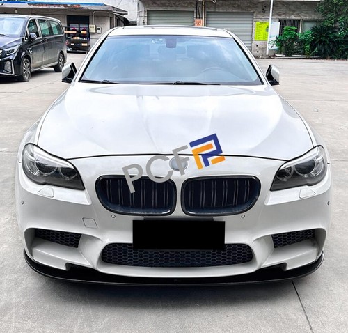 For 11-17 BMW 5 Series F10 F11 M5 Gloss Black Front Bumper Lip Body Kit ...