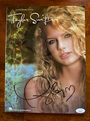 Taylor Swift Autographed Signed Debut Album Songbook with JSA ...