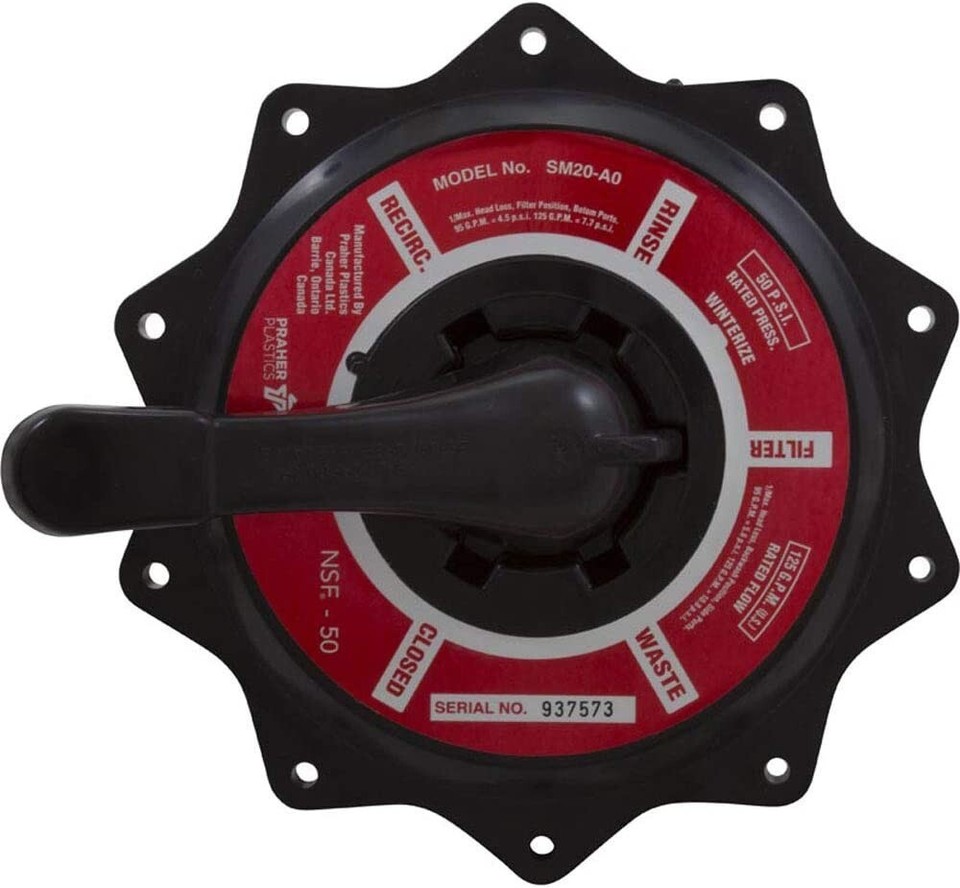 NEW Replacement 2" Pentair SM-20-2 Multiport Valve Top Assembly 270067 ...