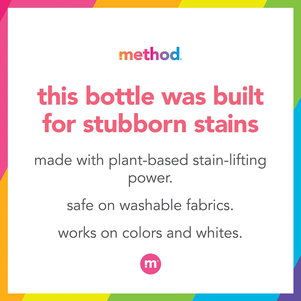 Method Stain Remover, Free + Clear, 6 Ounce, 1 pack, Packaging May Vary ...