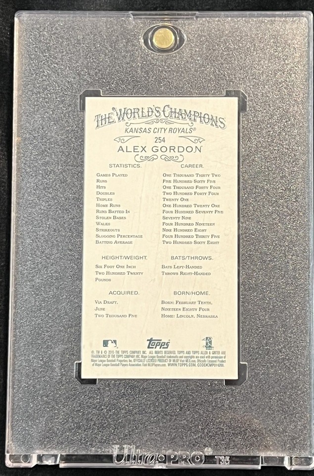 2015 Topps Allen & Ginter's X: 10th Ann. Iss Mini White(Silver) #254 ...