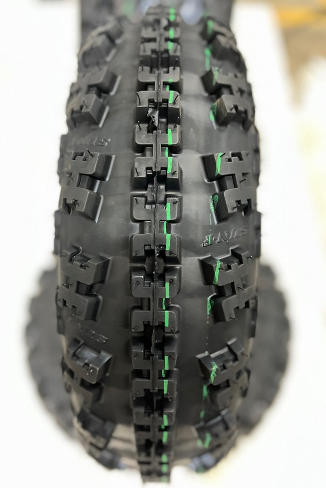 DWT A5 Polished Rolled Lip Front Rear Wheels Sunf A027 Tires Yamaha ...