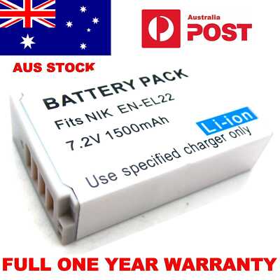 Battery Pack For Nikon EN-EL22 MH-29 1 J4 1 S2 AUS Stock Brand New | eBay Australia