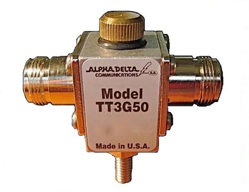ALPHA DELTA ATT3G50 50 Ohm Coax Surge Protector with N-Female ...