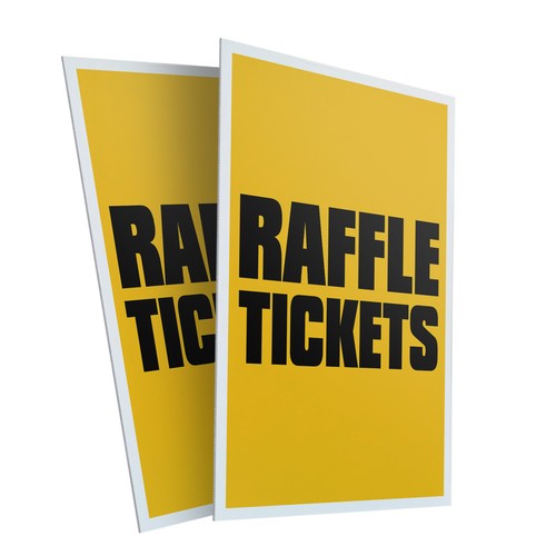 Raffle Tickets Heavy Duty A-Frame Sidewalk Sign Event Promotions ...