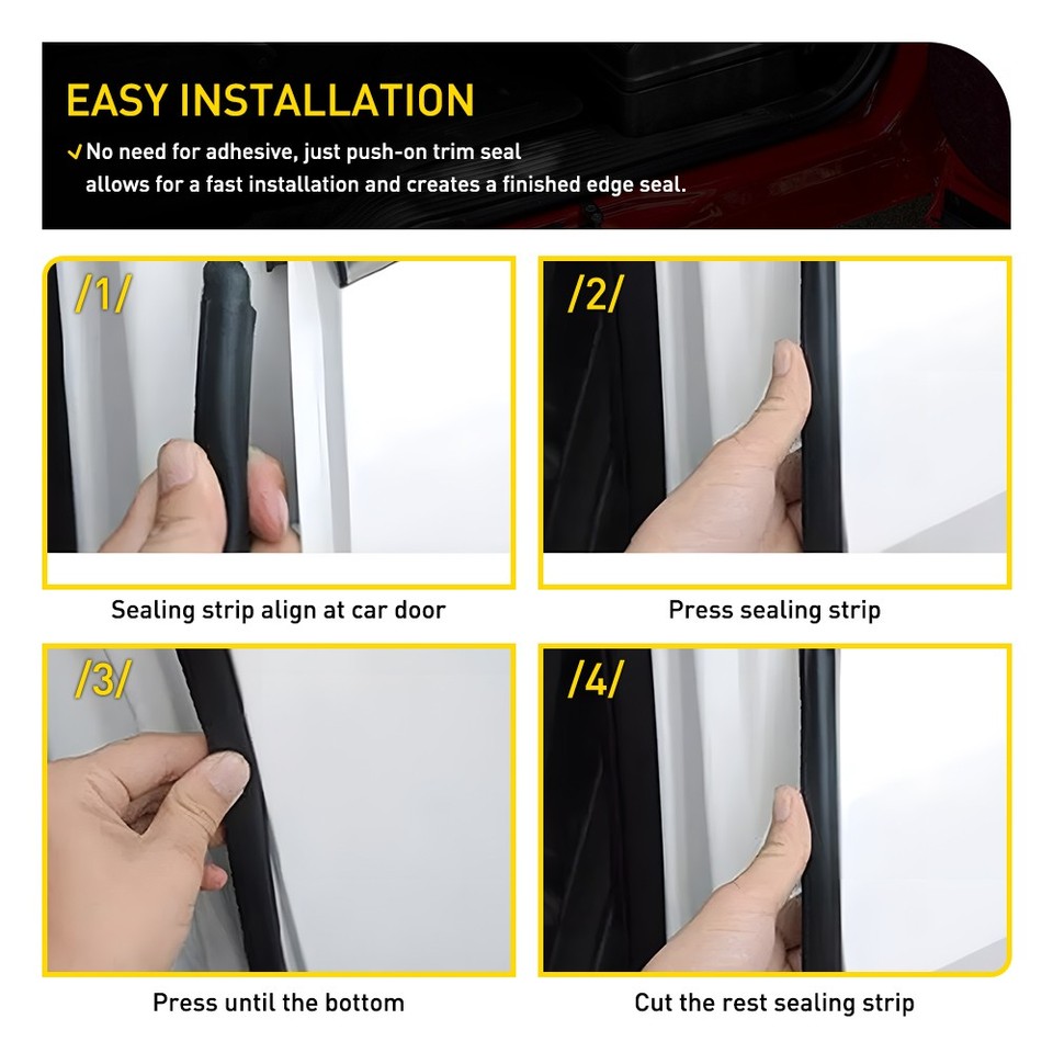 Hood Seal Gasket Rubber Replacement For Honda Civic EG 1992-1995 74142 ...