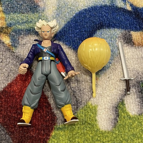 Dragon Ball Z SS TRUNKS Figure Toy Jakks Pacific 2004 5” Complete Rare ...