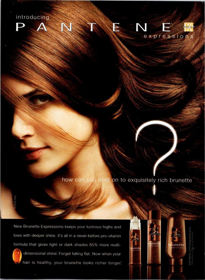 2000s • Pantene Expression print ad • Y2K Fashion 2005 • ADS.57 | eBay