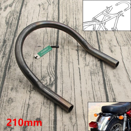 Bent Tail Tube Steel Flat Hoop Cafe Racer 210mm Rear Seat Tail Frame ...