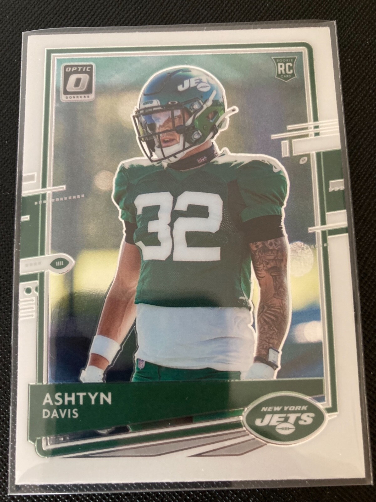 Ashton Davis 2020 Panini Donruss Optic Rookie Net York Jets | eBay ...