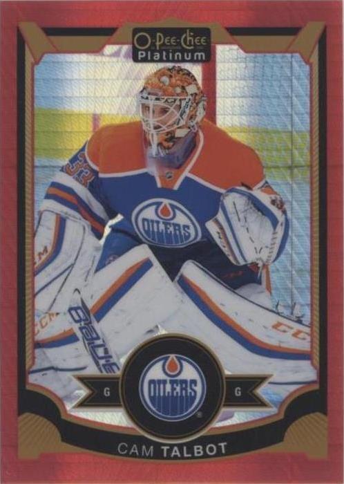 2015-16 O-Pee-Chee Platinum - Cam Talbot #113 Red Prism /149 for sale ...