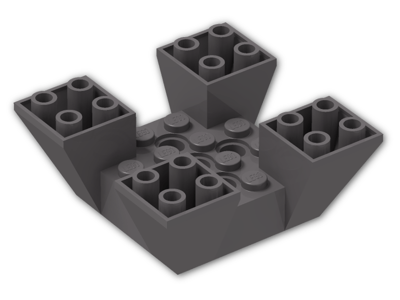 LEGO SLOPE INVERTED 65 6X6X2 QUAD W/ CUTOUTS (1 PCS) CHOOSE YOUR COLOR ...