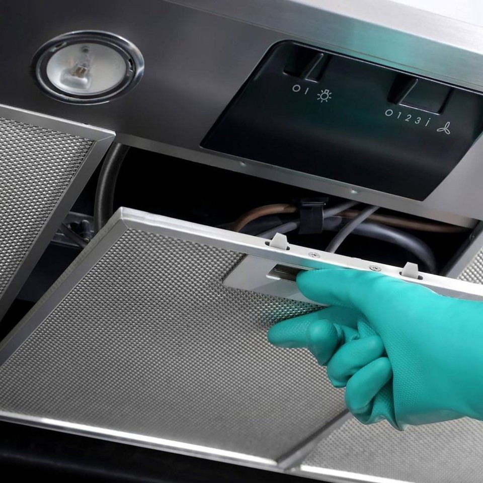 Aluminum Mesh Kitchen Extractor Fan Filter Oil-proof Grease Filter ...