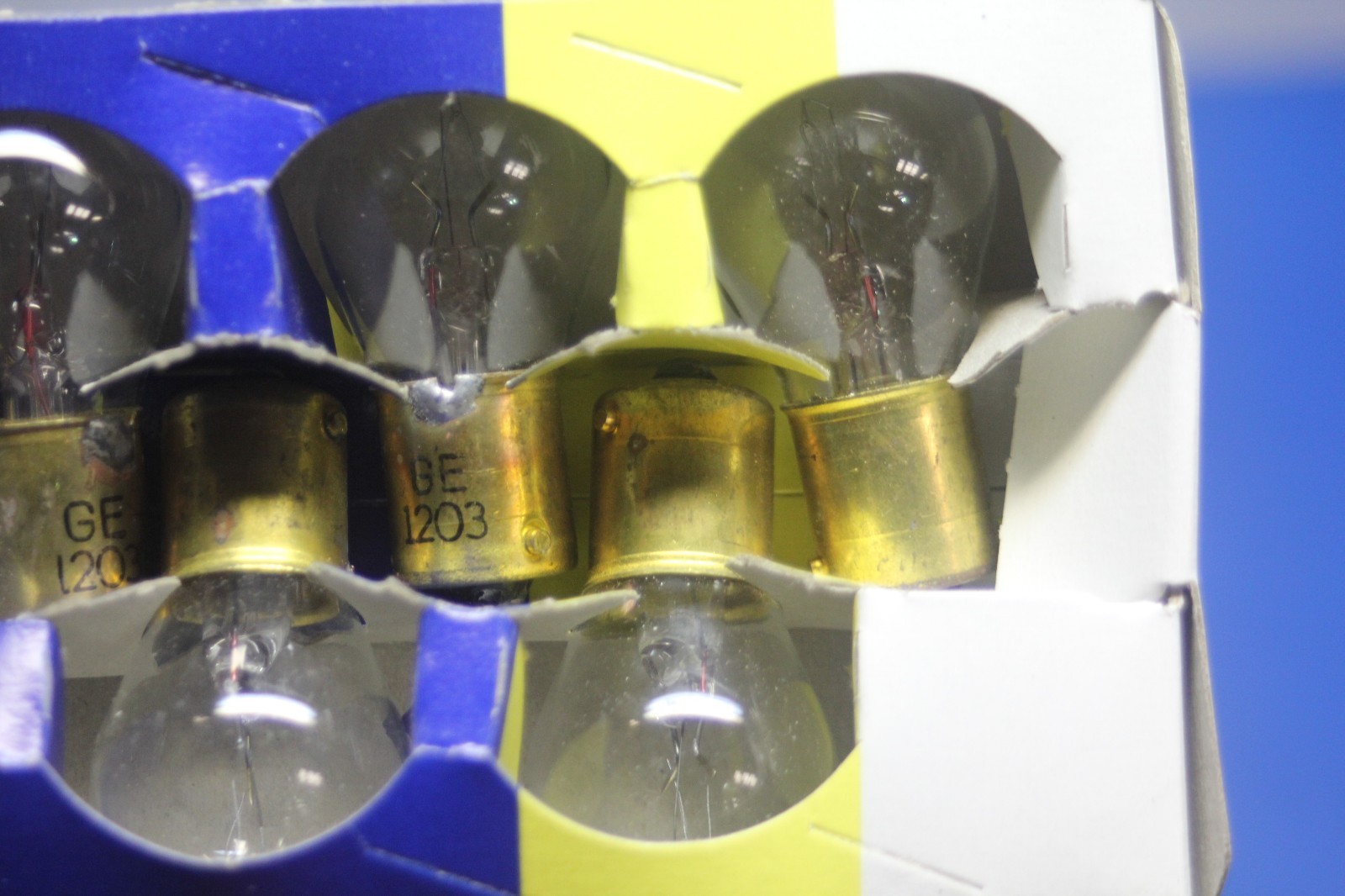 GE General Electric Miniature Lamp Bulb Military Aircraft 28V No. 1203 ...