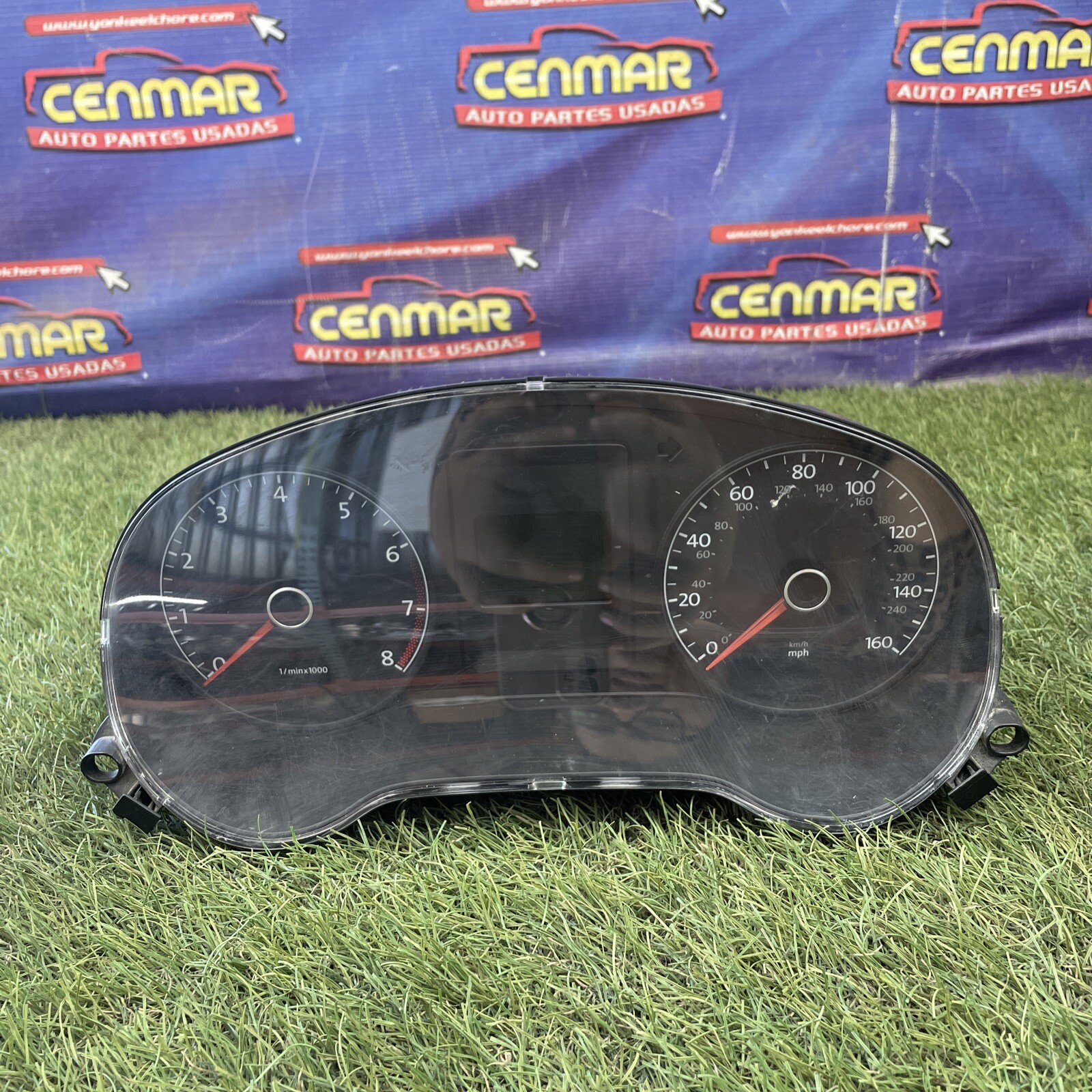 2011-2012 Volkswagen Jetta Speedometer Instrument Cluster Gauges 5C6 ...