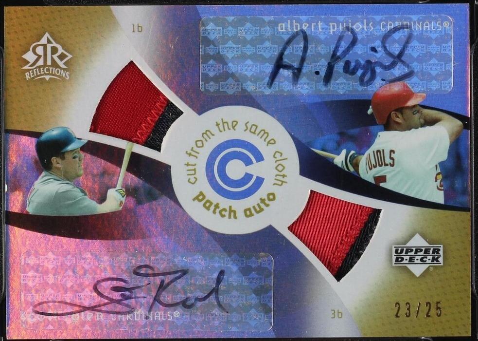 2005 Upper Deck Reflections - Cut from the Same Cloth Albert Pujols ...