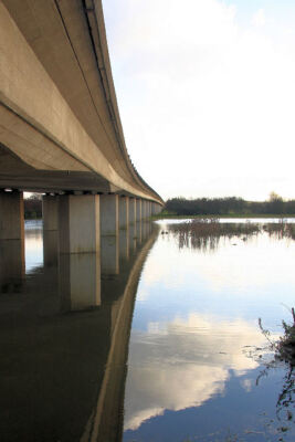 Photo 6x4 Mepal Bridge This bridge carries the A142 across the Old ...